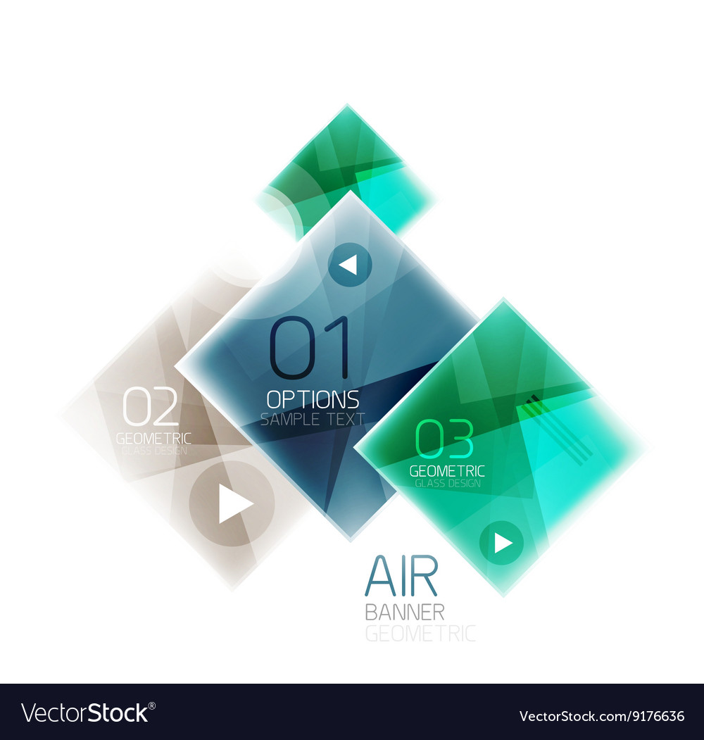 Square web box Royalty Free Vector Image - VectorStock