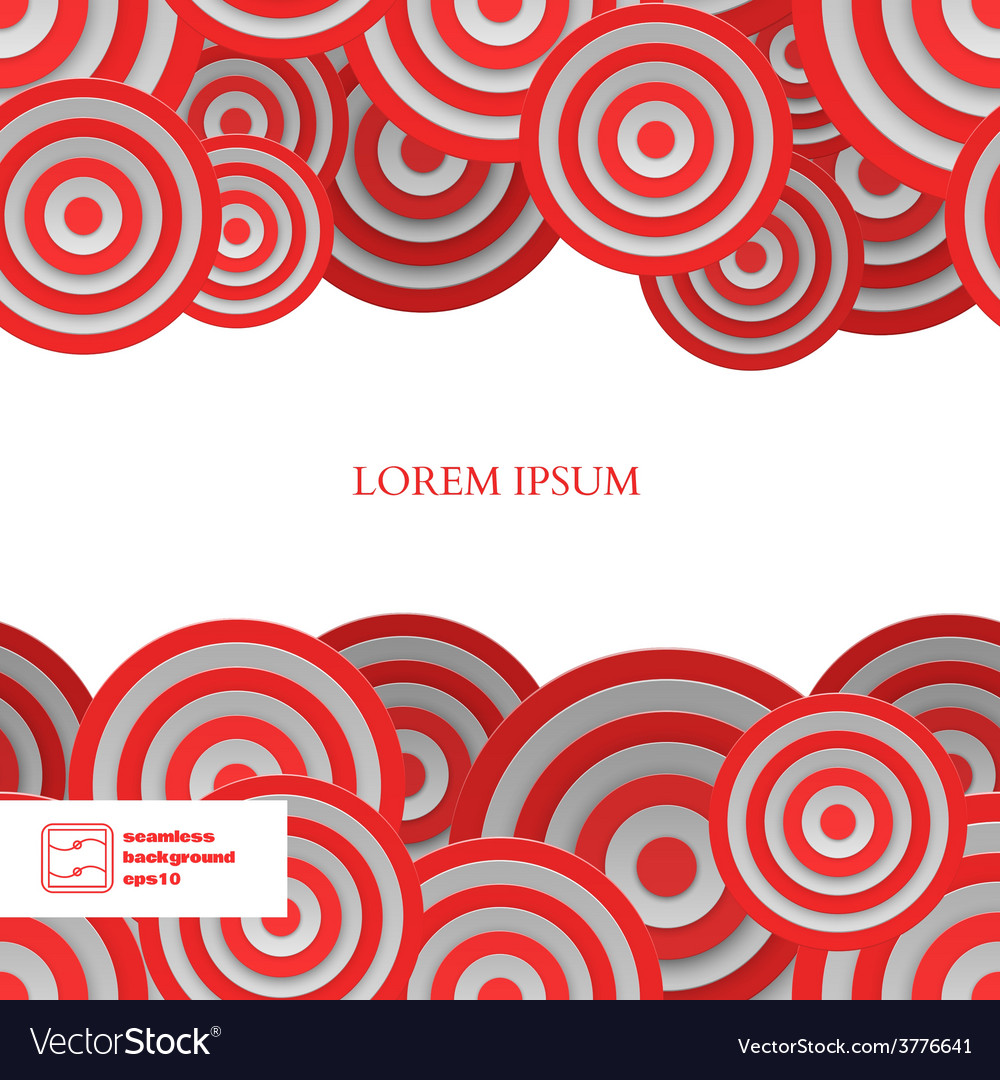 Abstract seamless circles pattern Royalty Free Vector Image