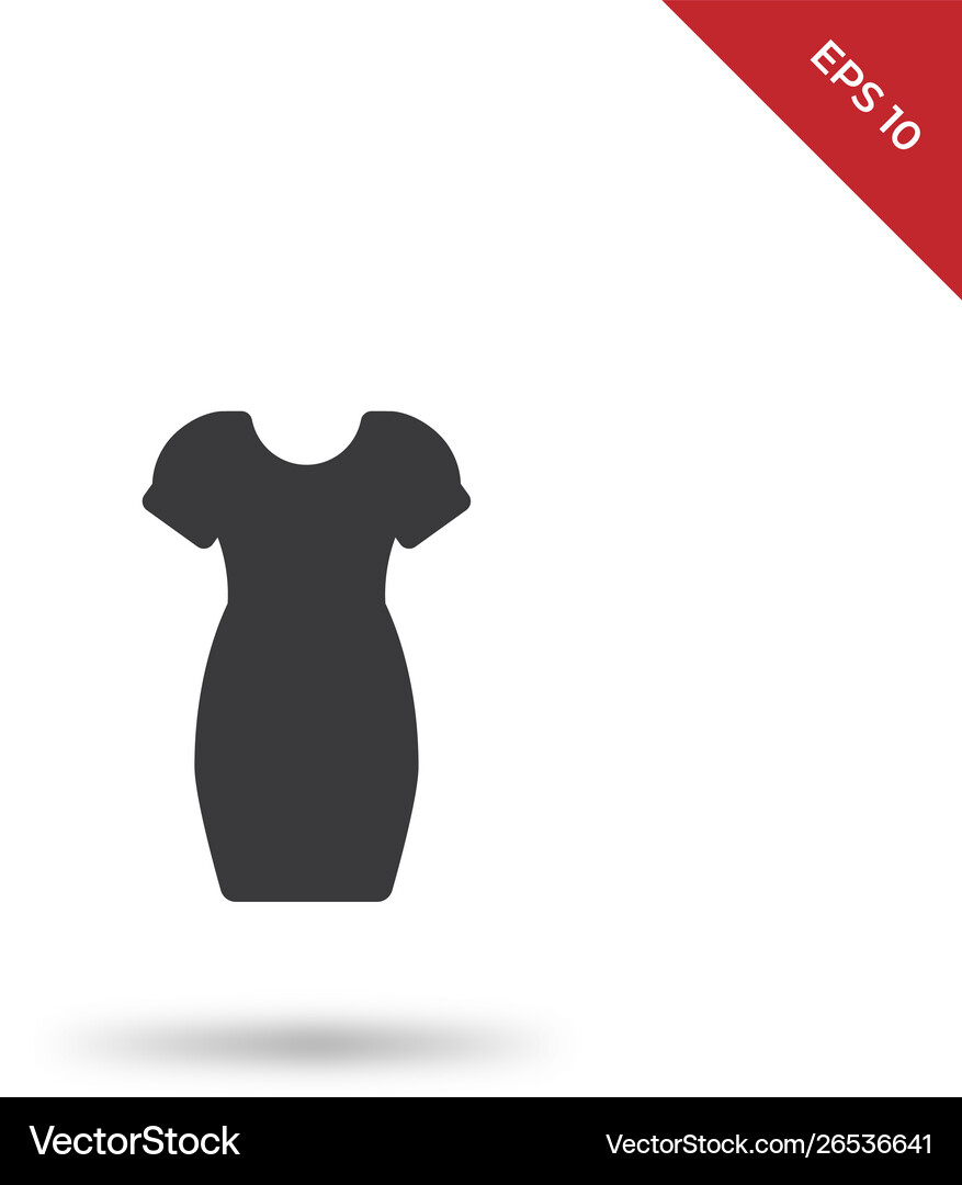 Women dress icon Royalty Free Vector Image - VectorStock