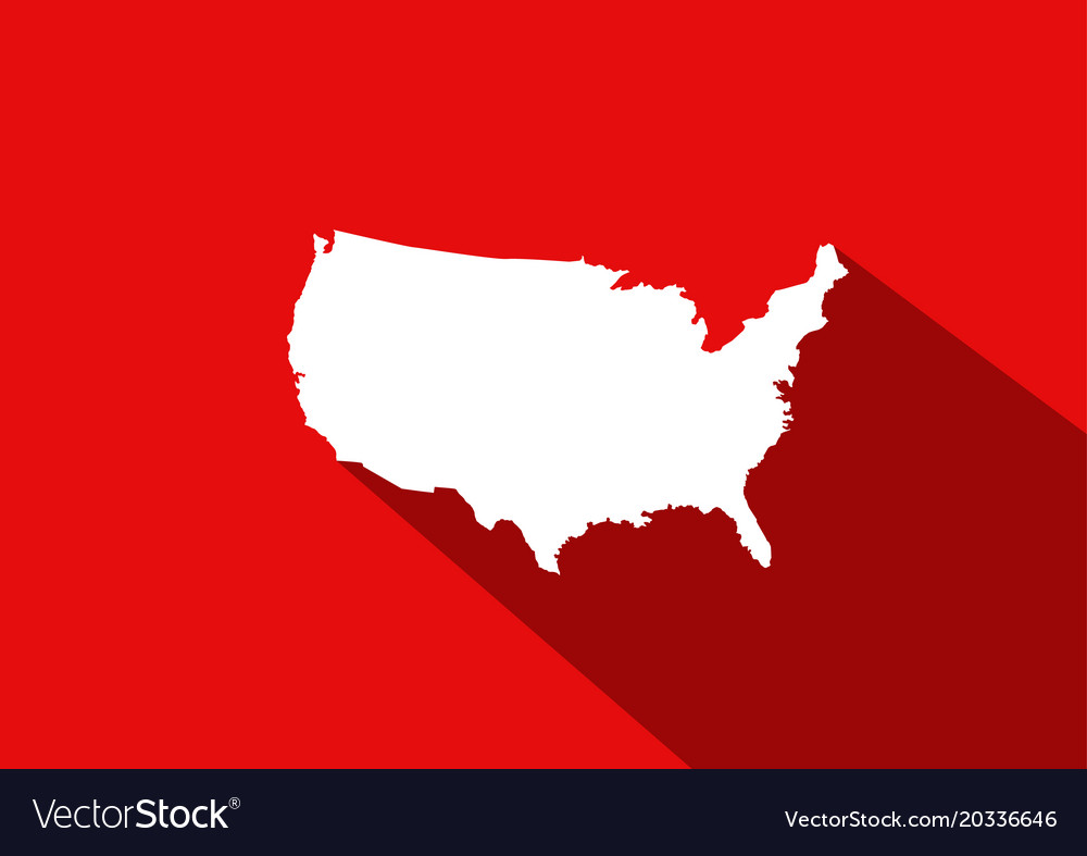 Usa map Royalty Free Vector Image - VectorStock