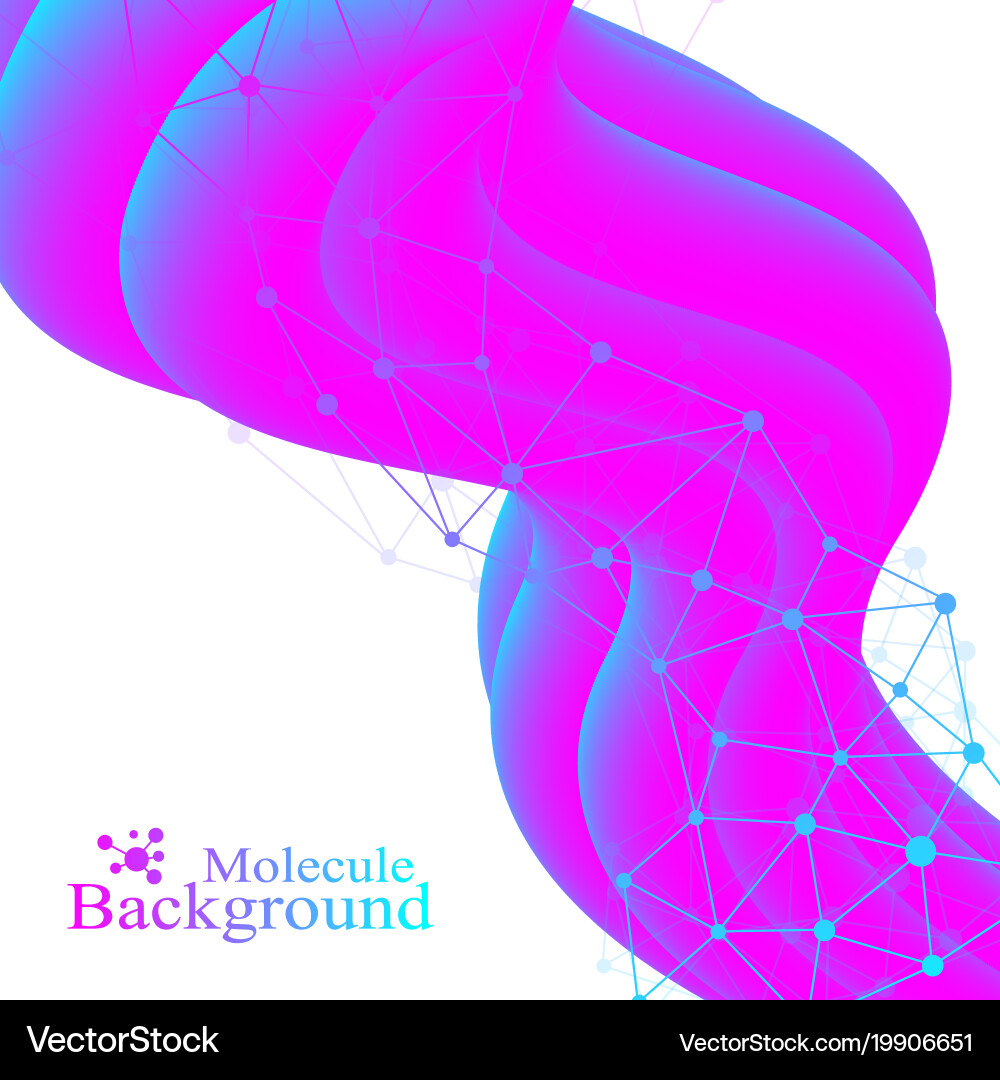 Abstract fluid 3d shapes trendy liquid Royalty Free Vector