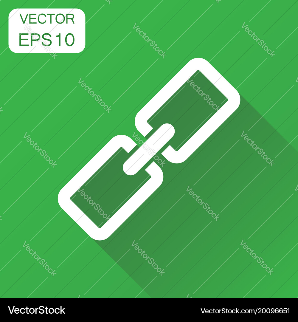 Chain connection icon business concept Royalty Free Vector