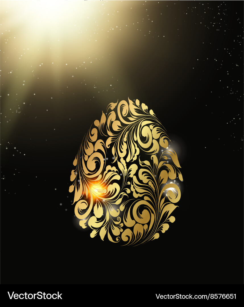Easter egg Royalty Free Vector Image - VectorStock