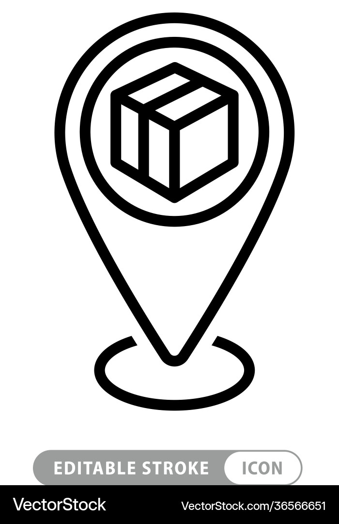 Receive order in pick up and collection point Vector Image