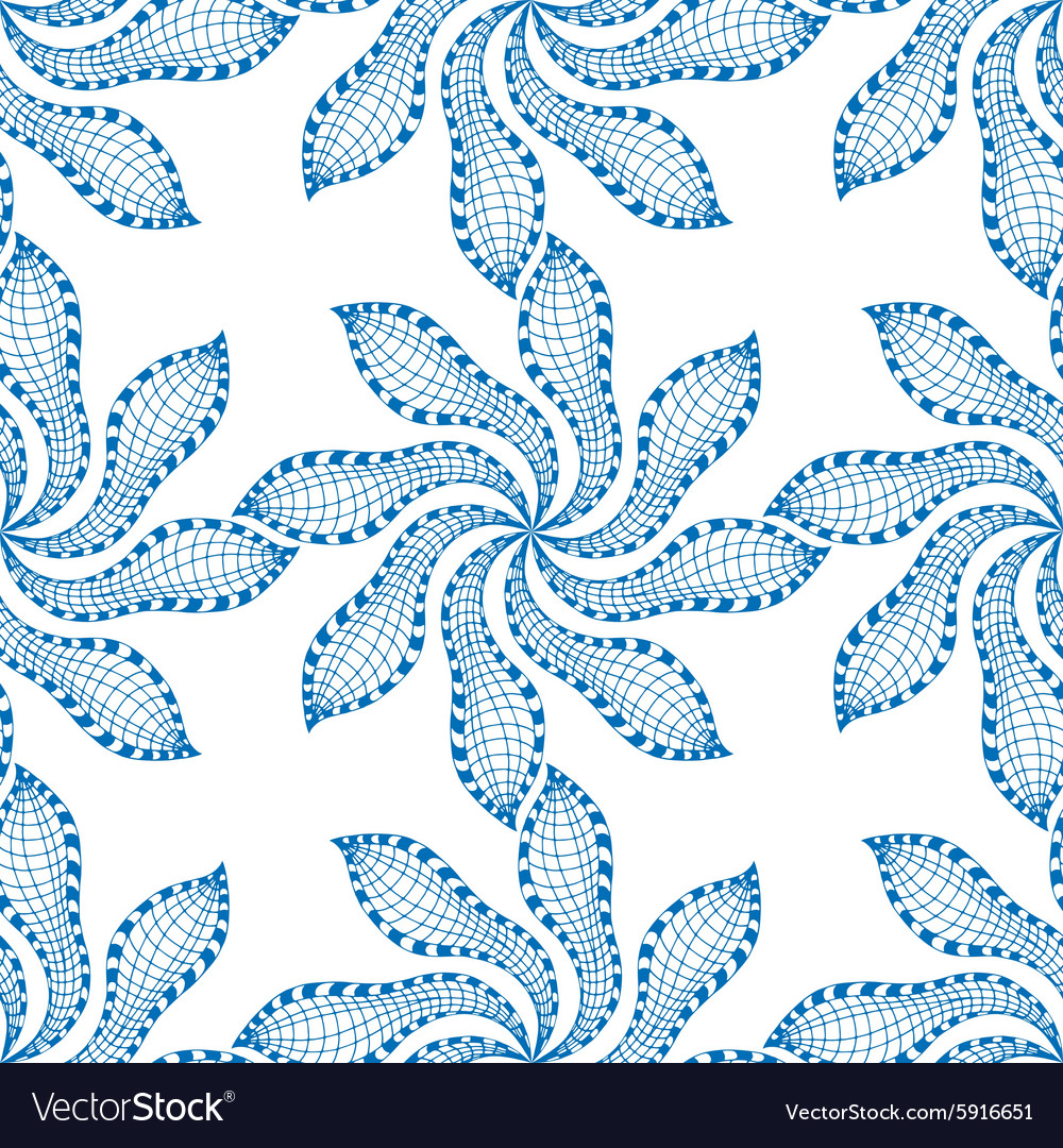 Seamless blue pattern Royalty Free Vector Image