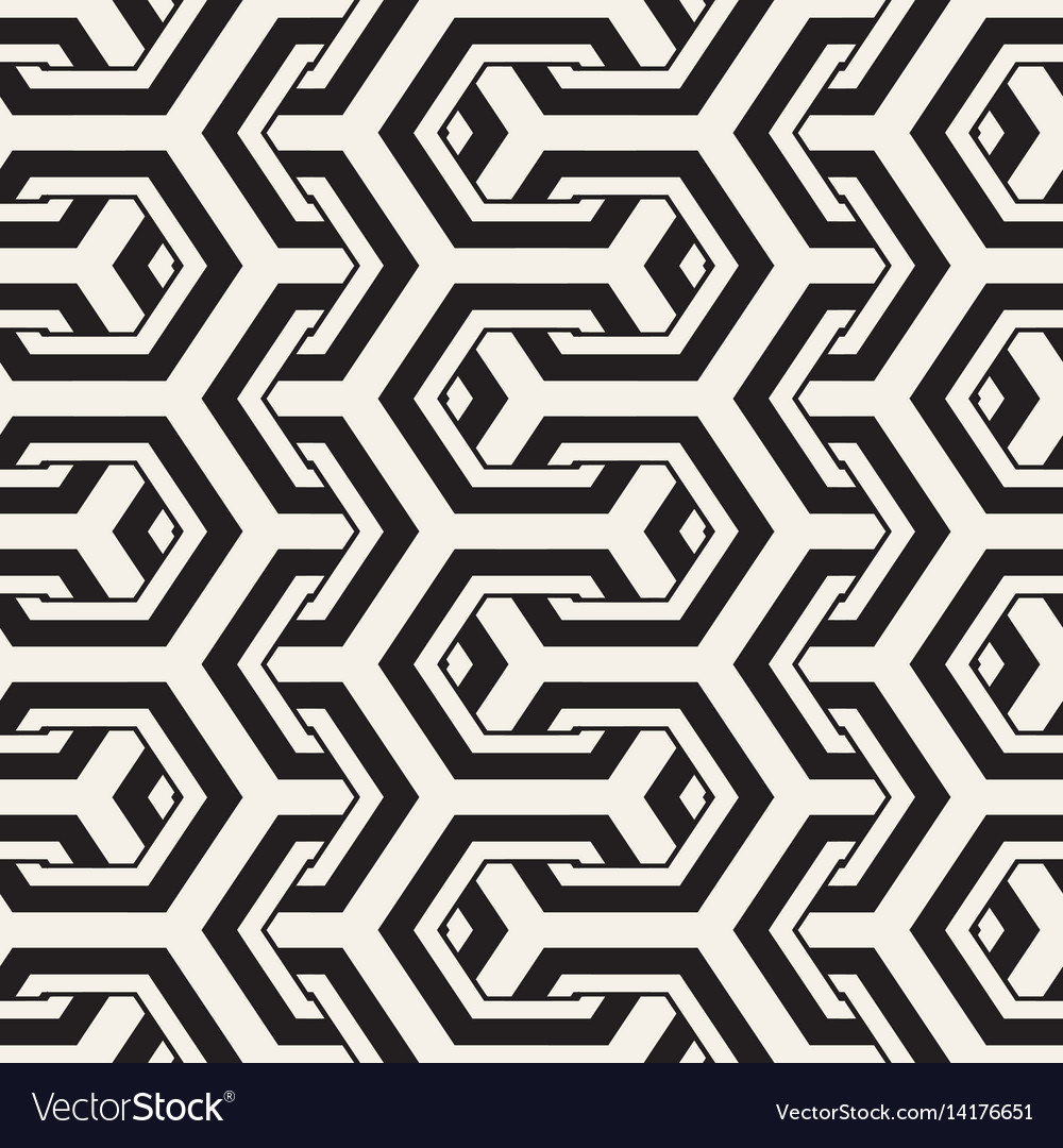 Seamless interlacing lines pattern Royalty Free Vector Image Seamless interlacing lines pattern Royalty Free Vector Image