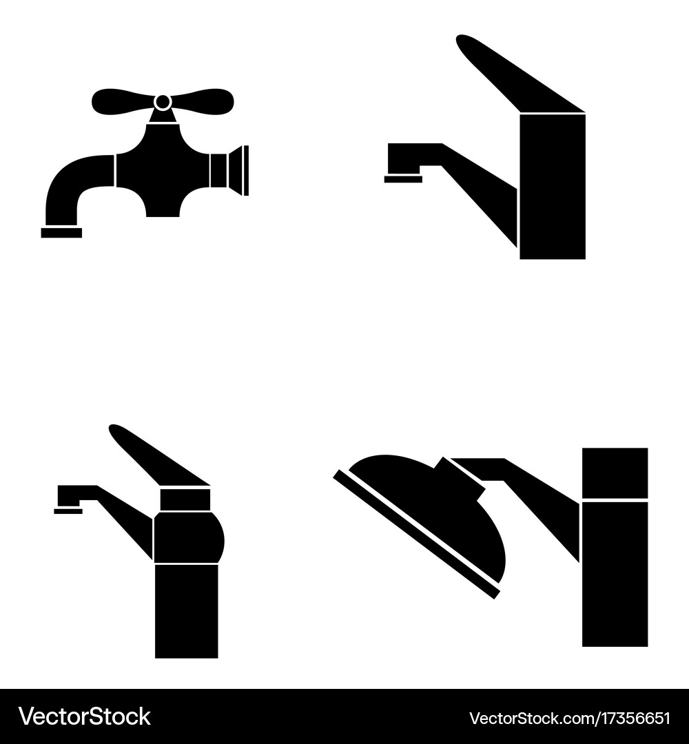 Tap icon set Royalty Free Vector Image - VectorStock