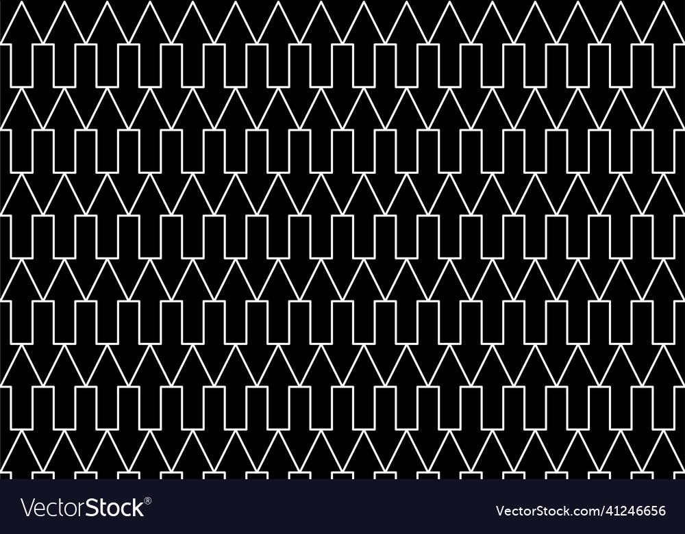 Arrow line pattern Royalty Free Vector Image - VectorStock