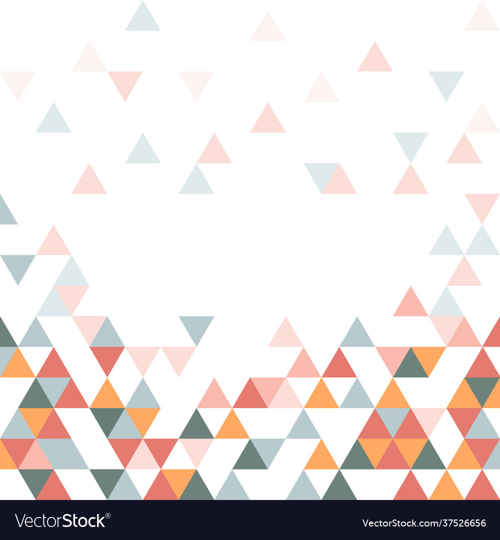 Colorful geometric triangle pattern Royalty Free Vector
