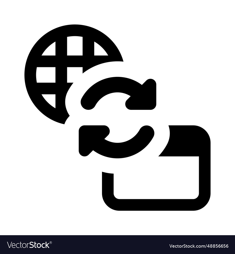 Reloading Browser Due To Globally Internet Issue Vector Image 8809