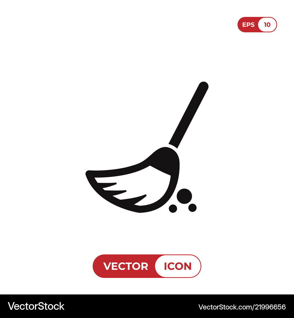 Wiping swipe for floors icon Royalty Free Vector Image