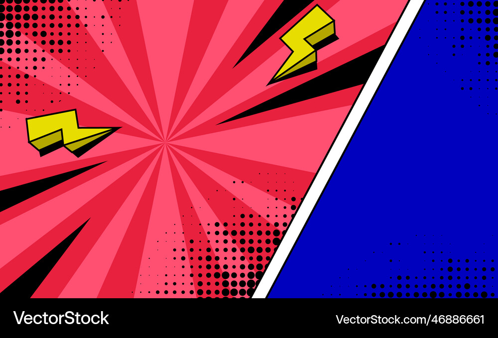 Fight cartoon and comic pop art background Vector Image