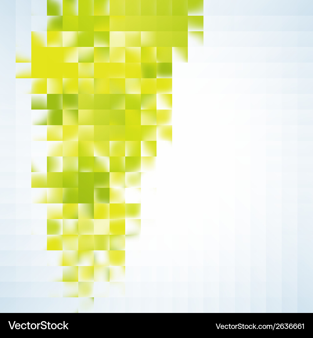 Green square abstract background eps 10 Royalty Free Vector
