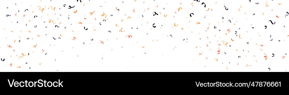 Halloween birthday and graduation decorations Vector Image