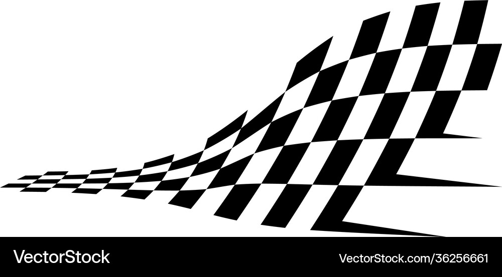 Race flag icon logo design symbol template Vector Image