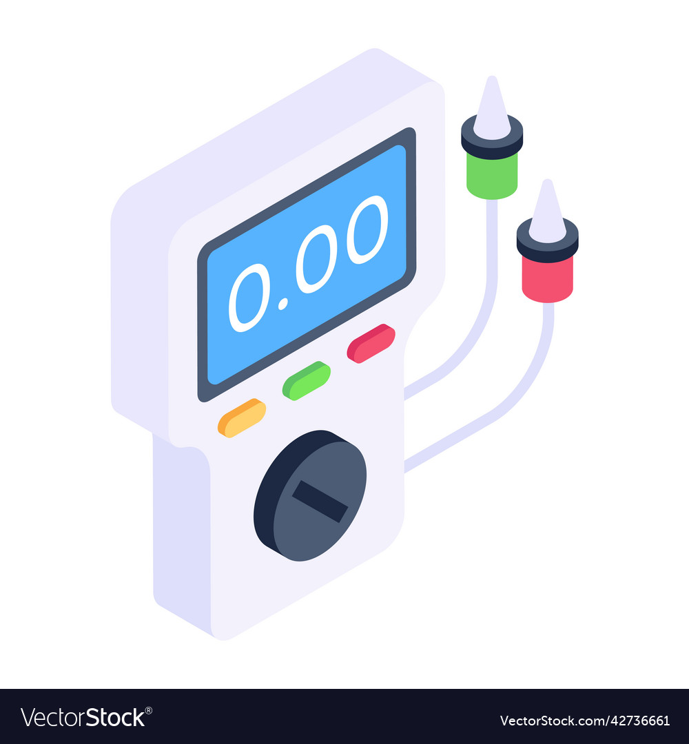 Voltmeter Royalty Free Vector Image - VectorStock