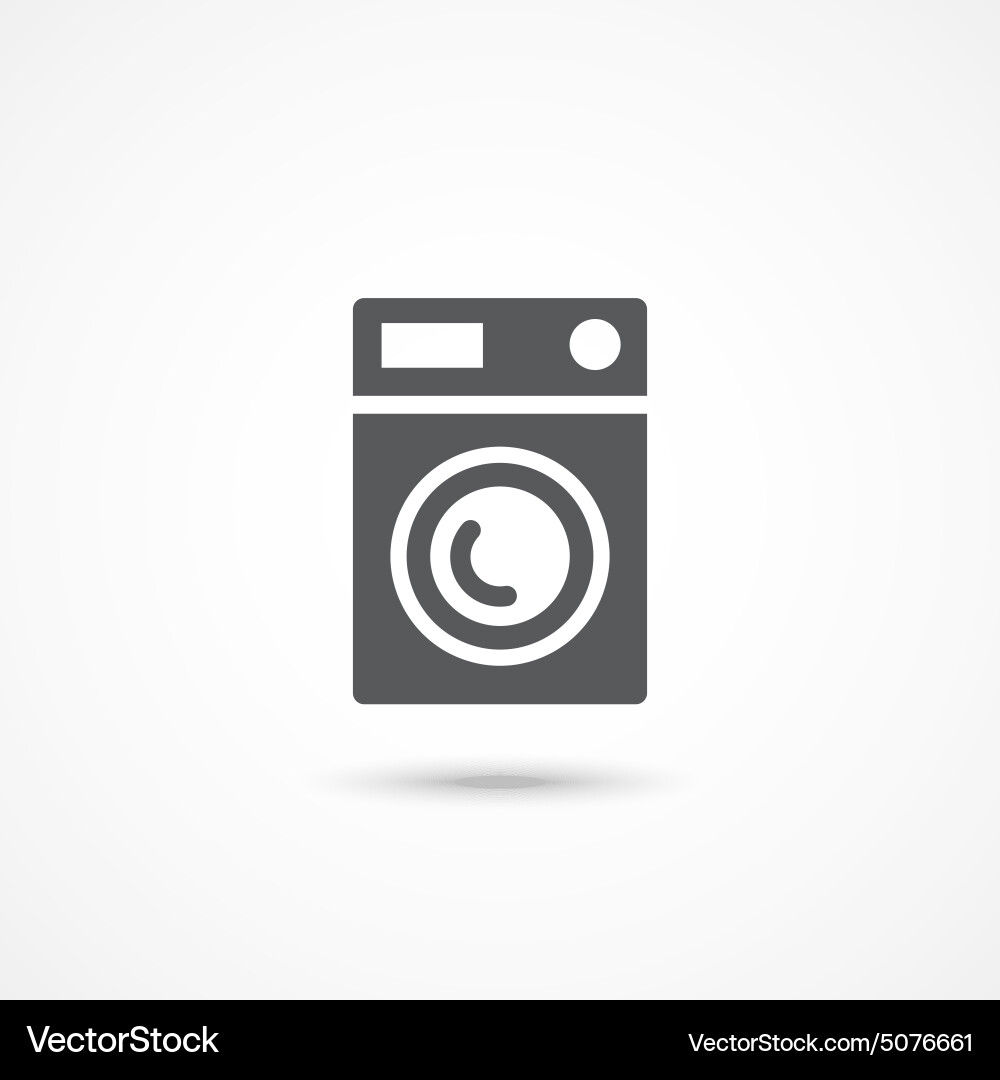 Washing machine icon Royalty Free Vector Image