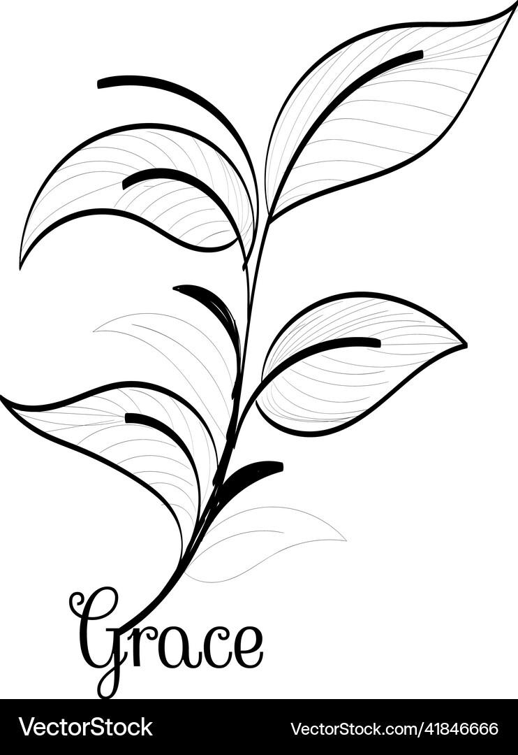 Botanical christian tattoo design Royalty Free Vector Image