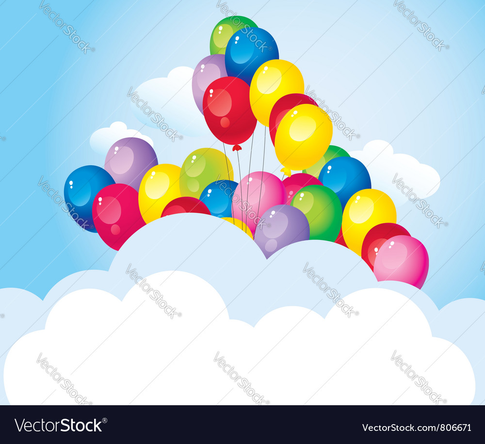 Balloons Royalty Free Vector Image - VectorStock