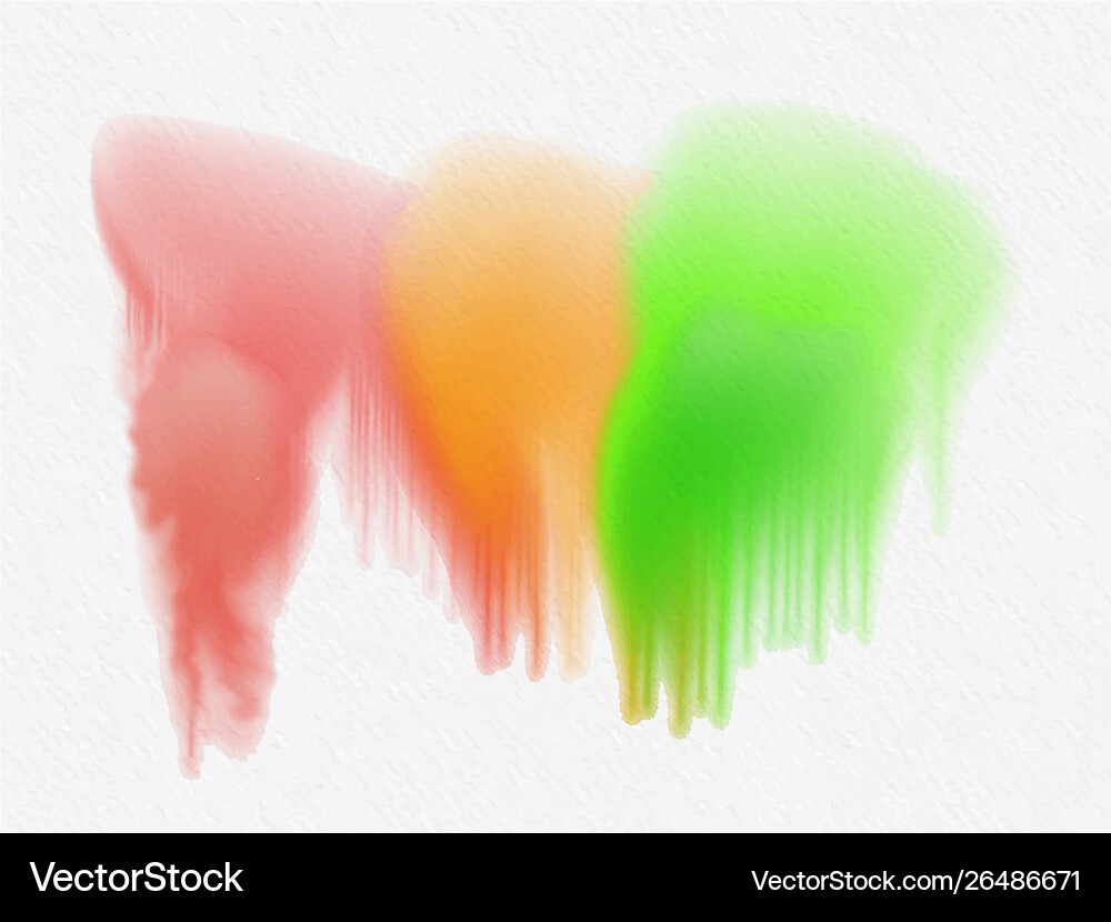 Colorful watercolor abstract on art Royalty Free Vector