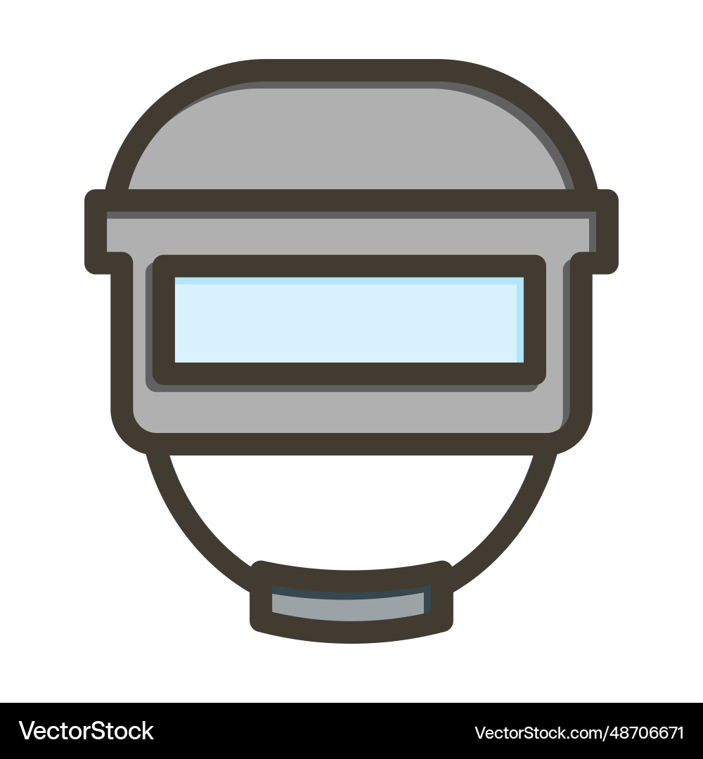 Pubg thick line filled colors icon for personal Vector Image