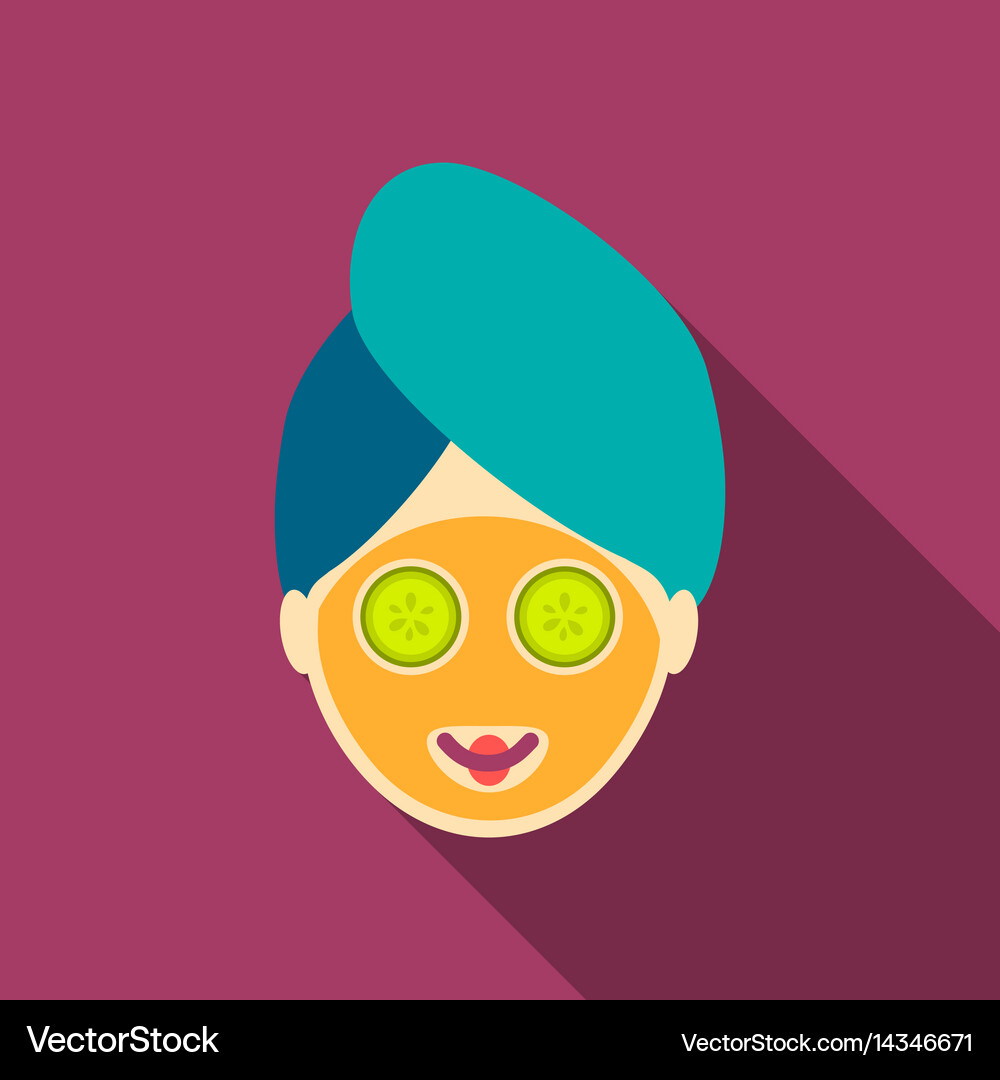 Spa mask icon of for web Royalty Free Vector Image