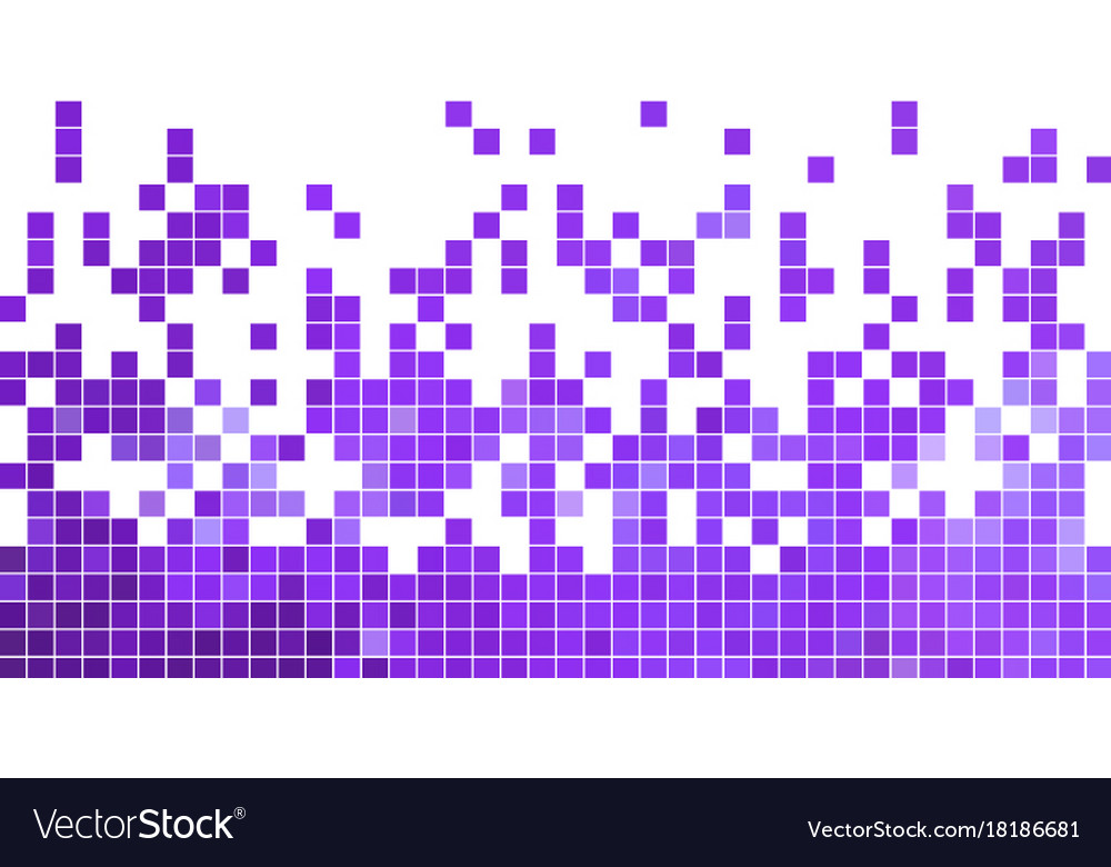 Abstract square pixel mosaic background Royalty Free Vector