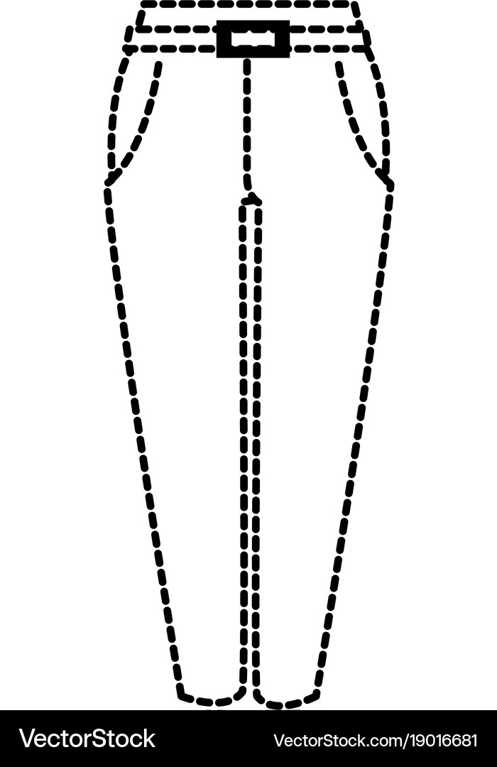 Elegant pants for women Royalty Free Vector Image