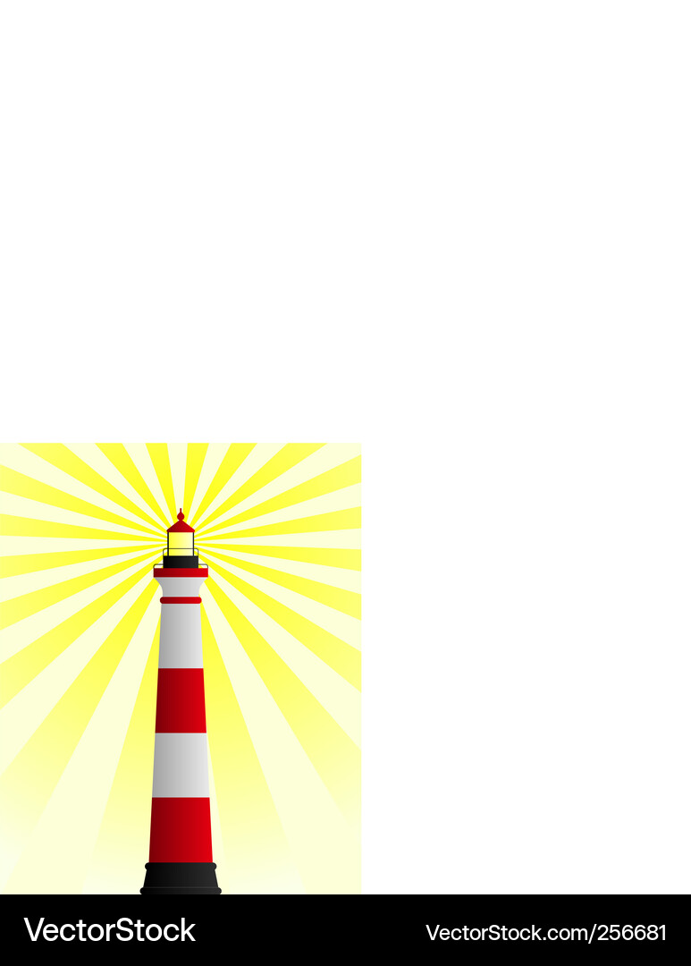 Lighthouse Royalty Free Vector Image - VectorStock