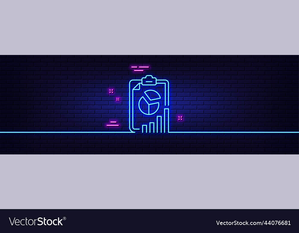 Report line icon column graph pie chart sign Vector Image Report line icon column graph pie chart sign Vector Image