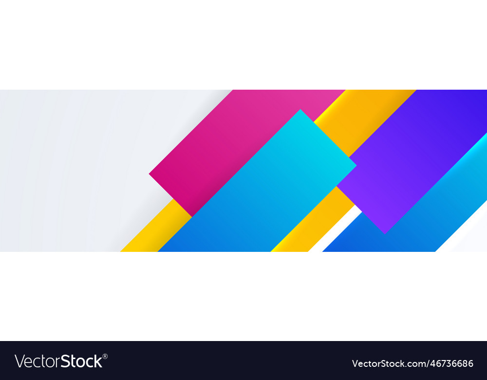 Colorful Abstract Banner Vector Abstract Banner Vectors Images