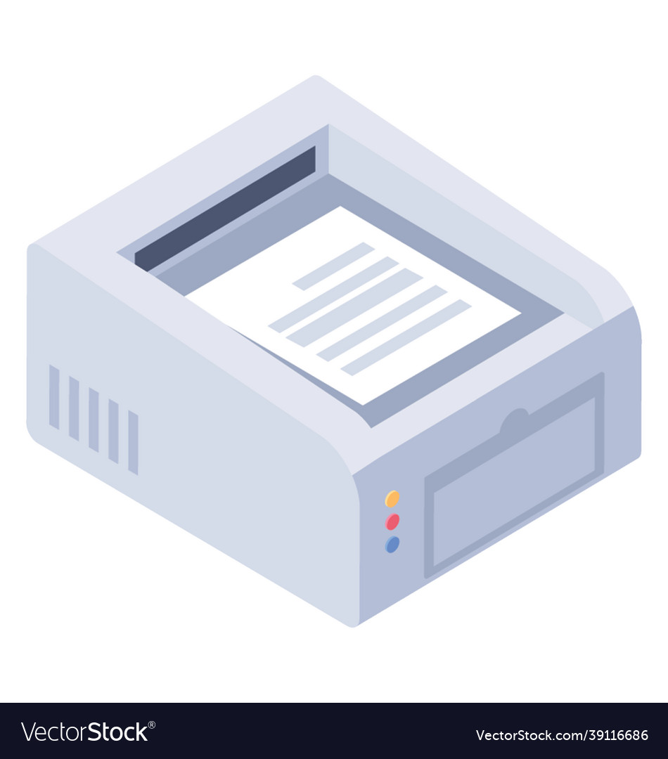 Printer Royalty Free Vector Image - VectorStock