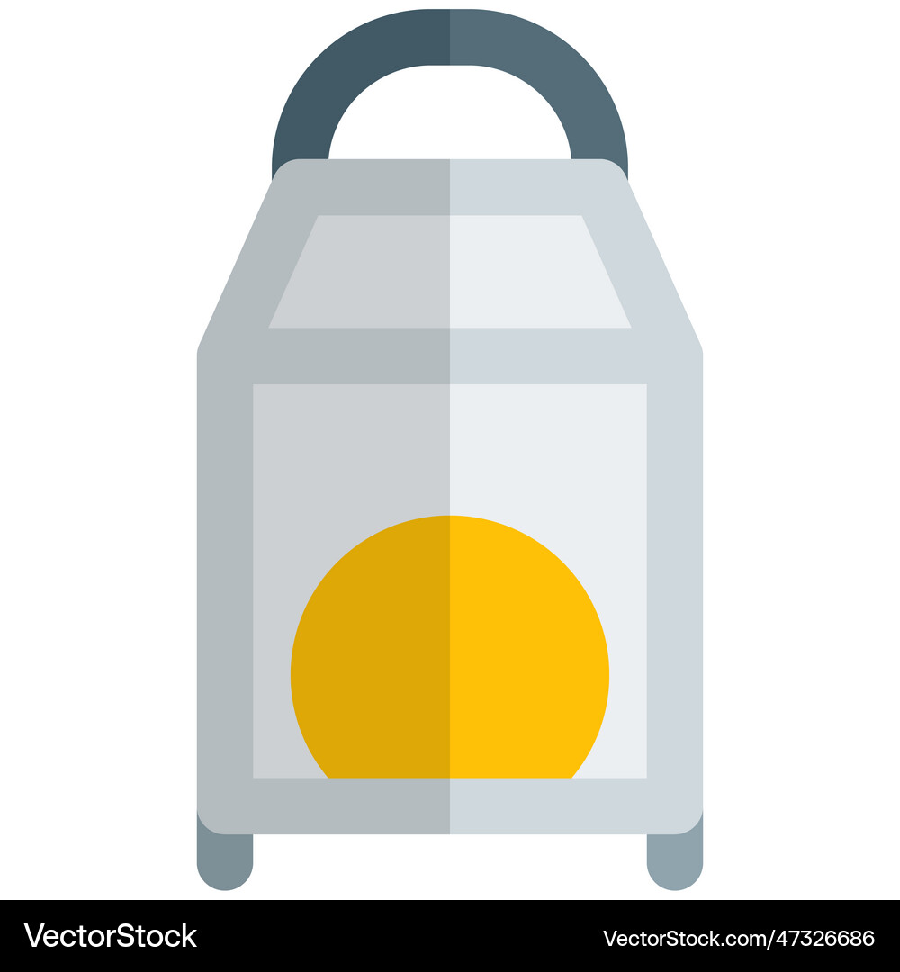 Small dainty garden lamp for minimal lighting Vector Image