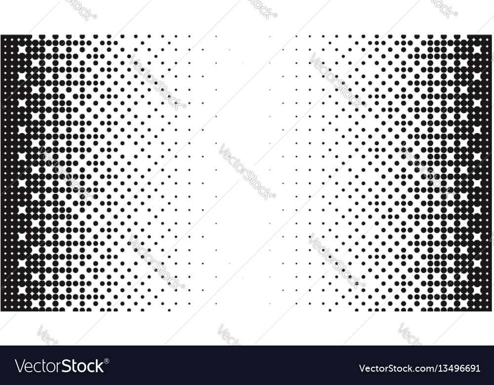 Halftone pattern gradient background round spot Vector Image