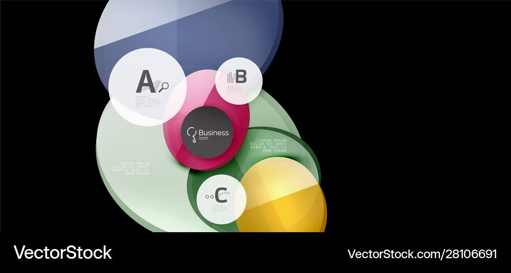 Modern advertising concept for wallpaper design Vector Image