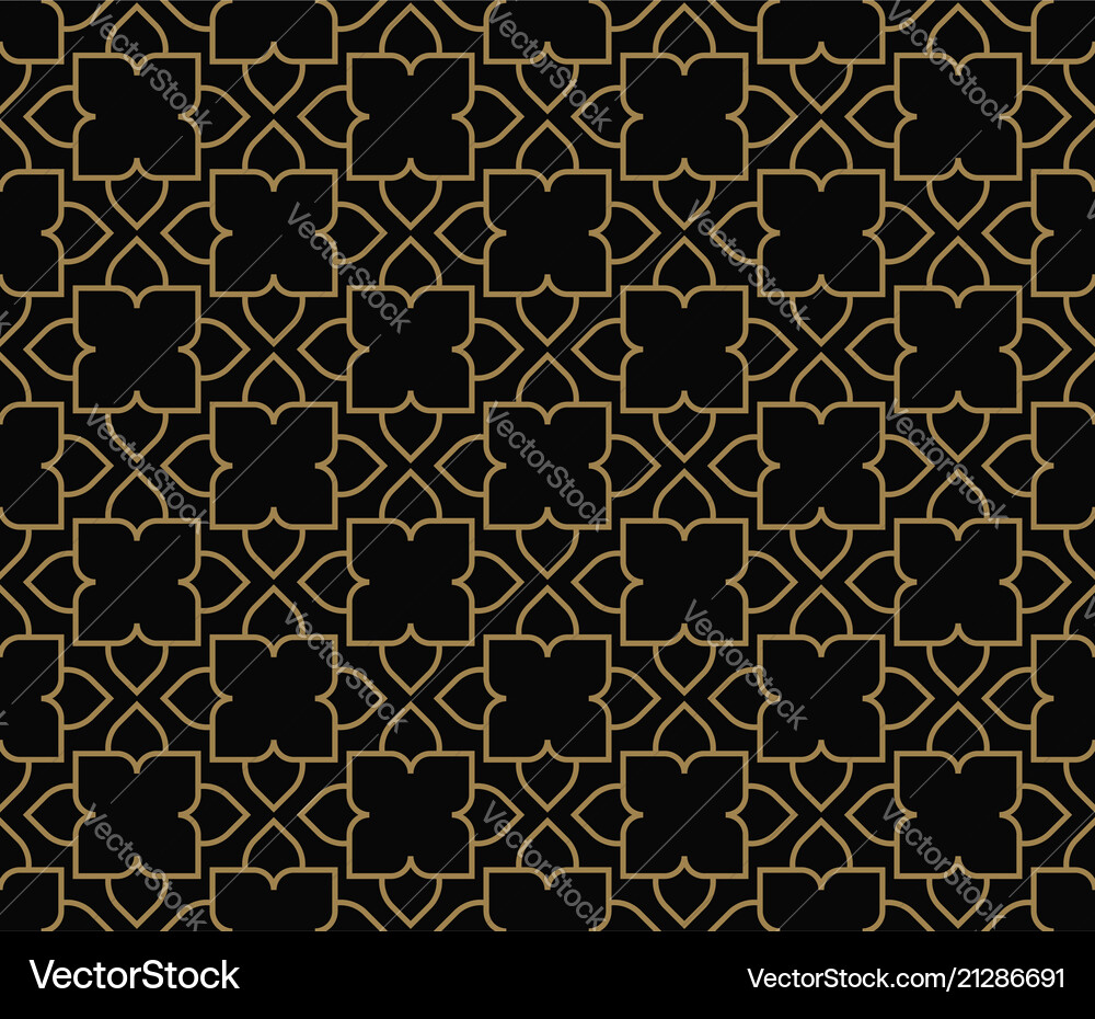 Modern luxury geometrical ornaments with lines Vector Image