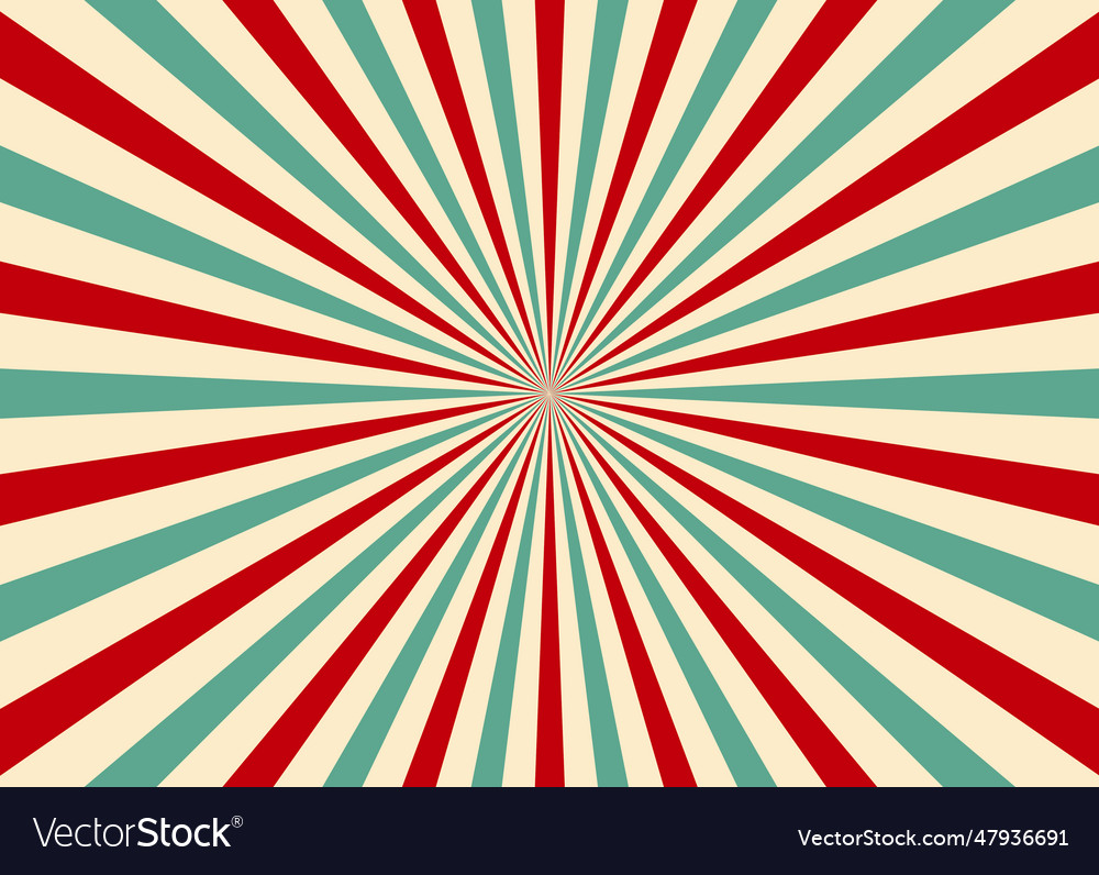 Sunlight retro vertical background ray pattern Vector Image