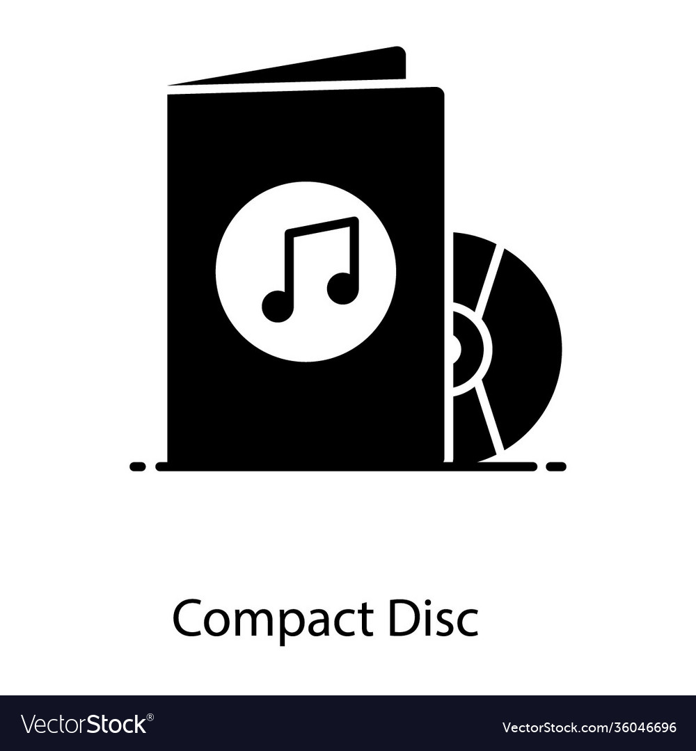 Compact disc Royalty Free Vector Image - VectorStock