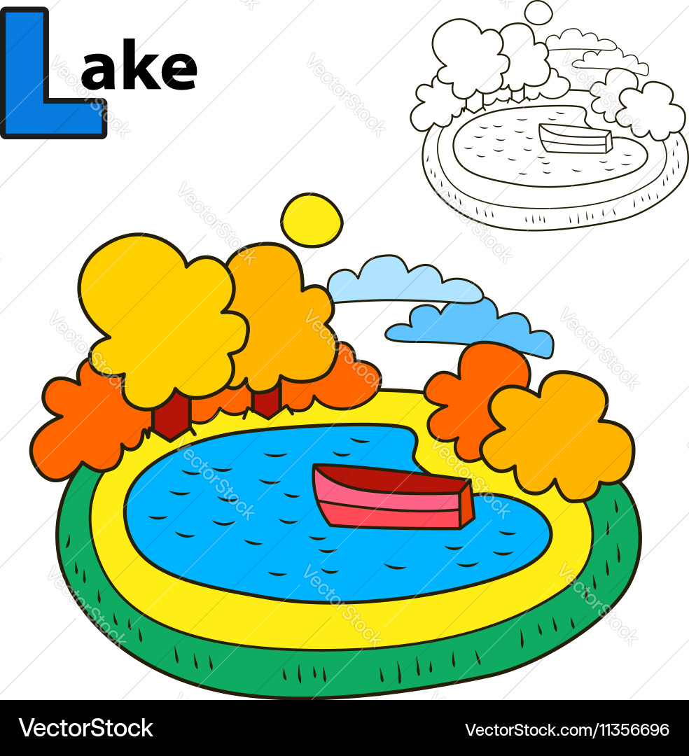 Lake Coloring Pages
