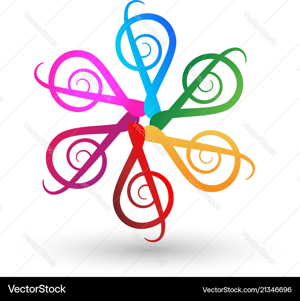 Musical teamwork people icon Royalty Free Vector Image