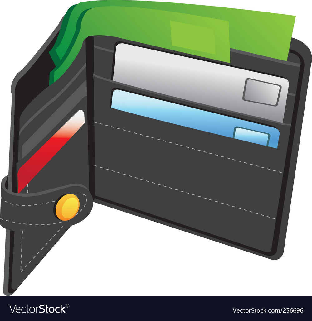 Wallet Royalty Free Vector Image - VectorStock
