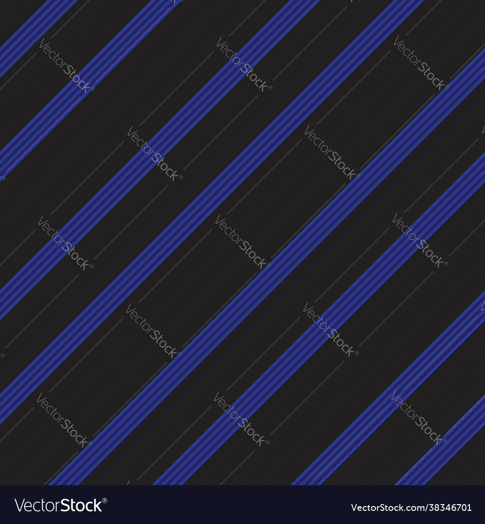 Blue diagonal striped seamless pattern background Vector Image