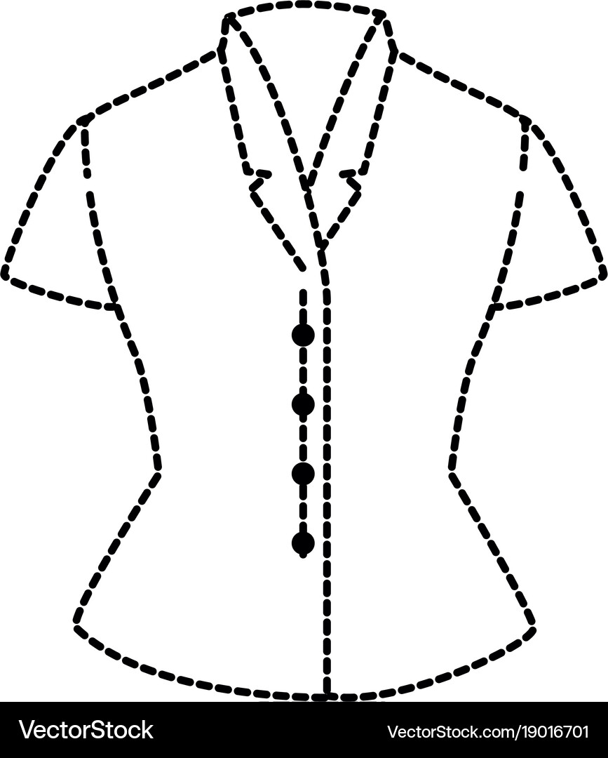 Elegant blouse for women Royalty Free Vector Image