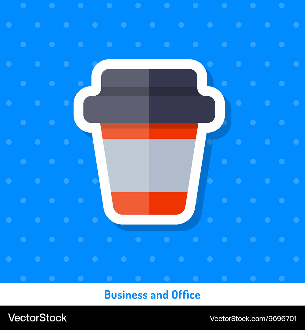 Icon cup of coffee Royalty Free Vector Image - VectorStock