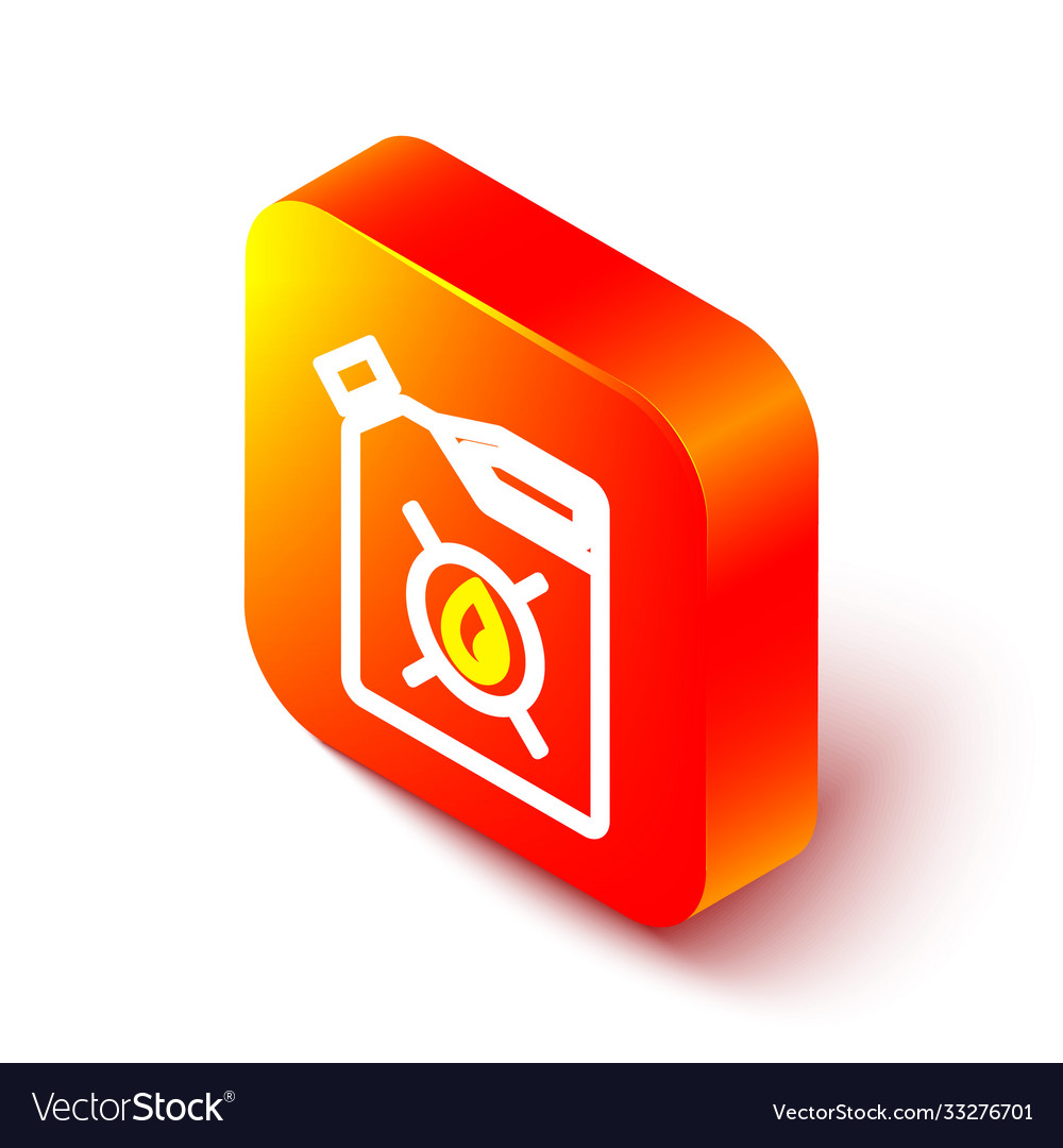 Isometric line canister for motor machine oil icon Isometric line canister for motor machine oil icon