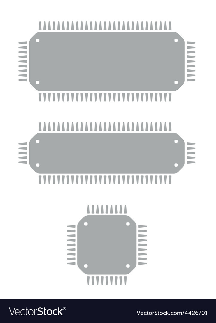 Microchips Royalty Free Vector Image - VectorStock