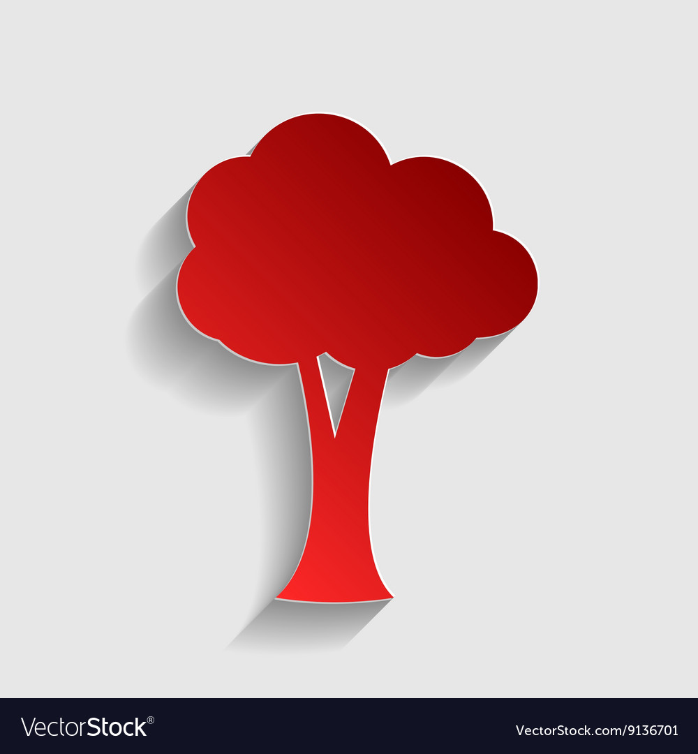 Tree sign Royalty Free Vector Image - VectorStock