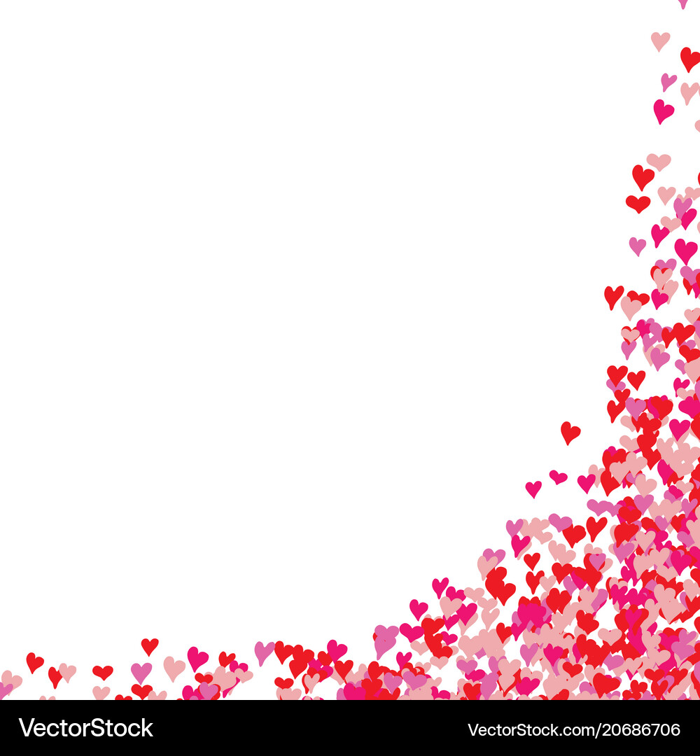 Heart symbol hand drawn sketch doodle background Vector Image