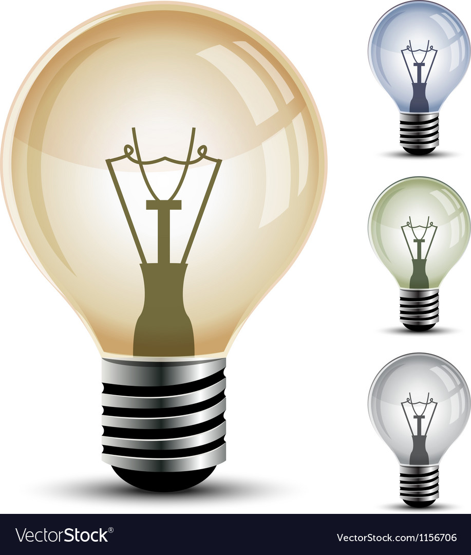 Light bulb Royalty Free Vector Image - VectorStock