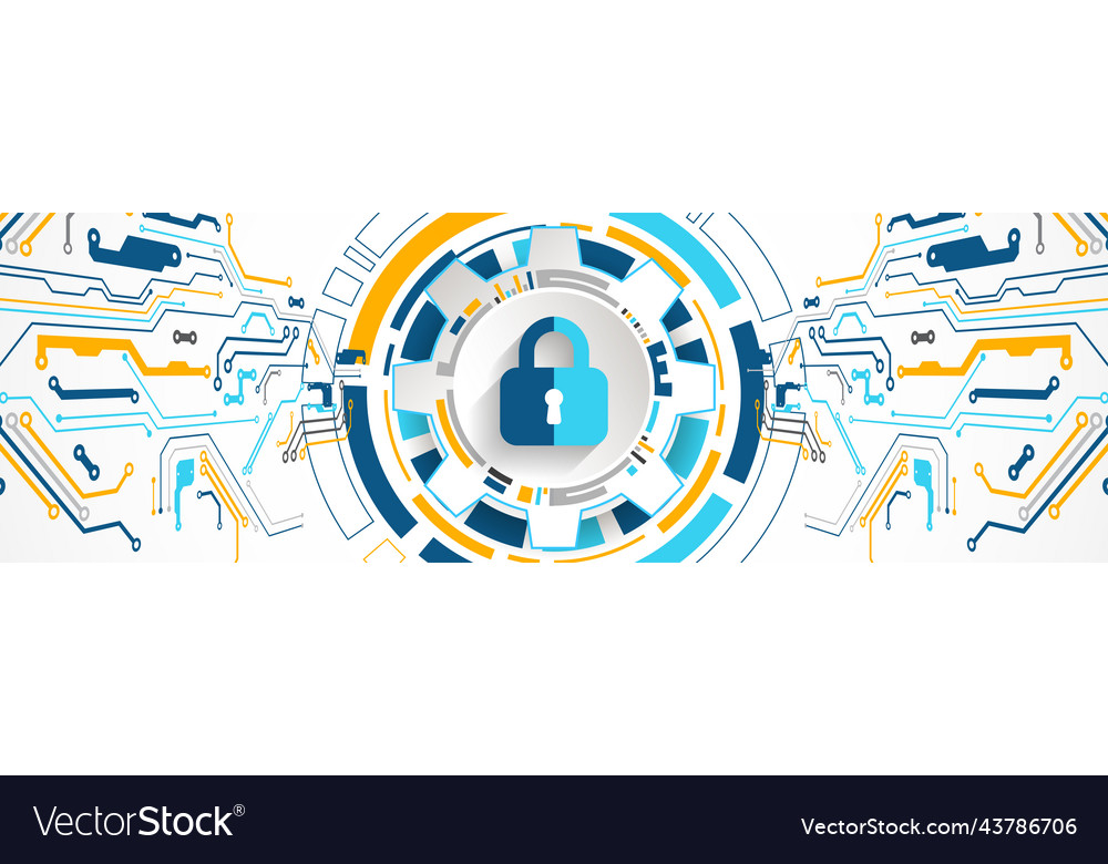 Protection background technology security encode Vector Image